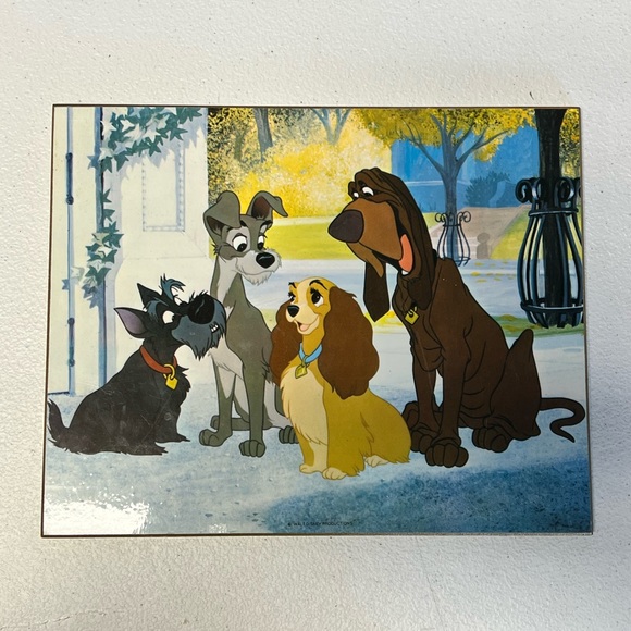 Other | Vintage Walt Disney Productions Lady The Tramp Picture ...